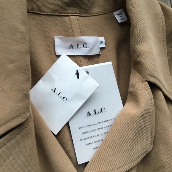 A.L.C. | Jackets & Coats | Nwt Alc Bailey Light Trench Camel | Poshmark